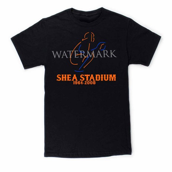 Shirts | Shea Stadium Neon Catcher New York Baseball Shirt | Poshmark